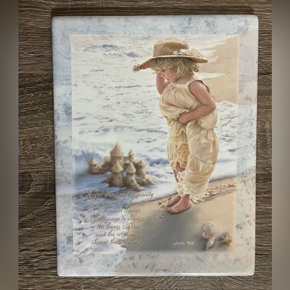 Wall Decor | Vintage Ceramic Wall Plate Serenity Prayer Sandra Kuck ...